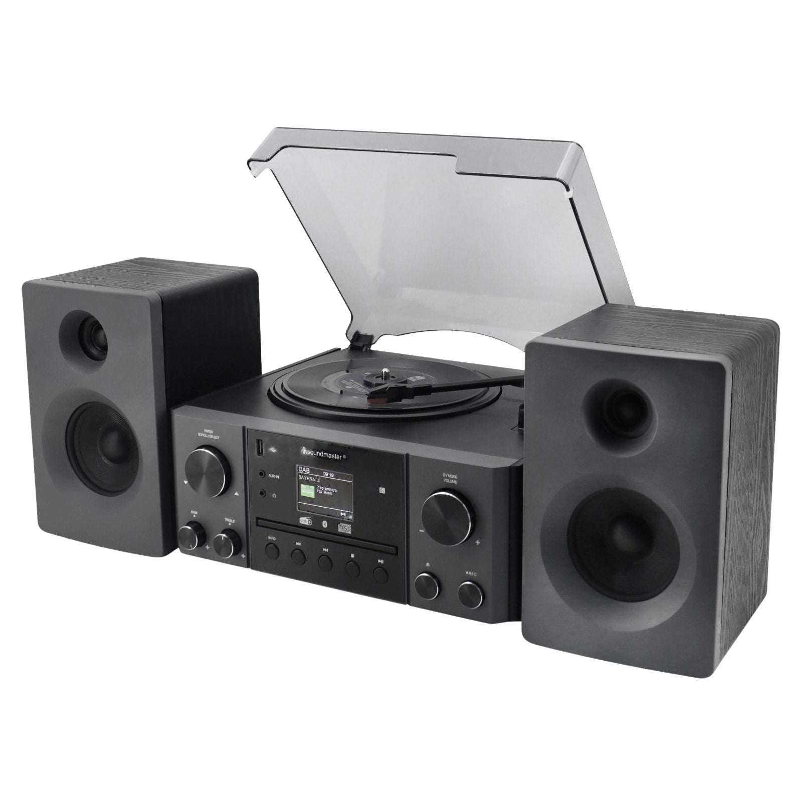 Buy Soundmaster MCD1950SW stereo system with turntable – soundmaxx ...