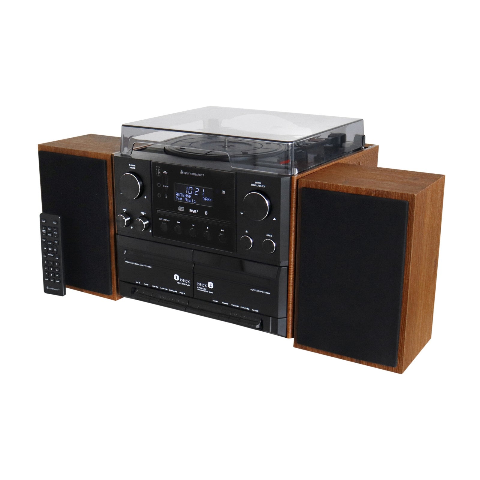 Soundmaster MCD5600 stereo system with record player DAB